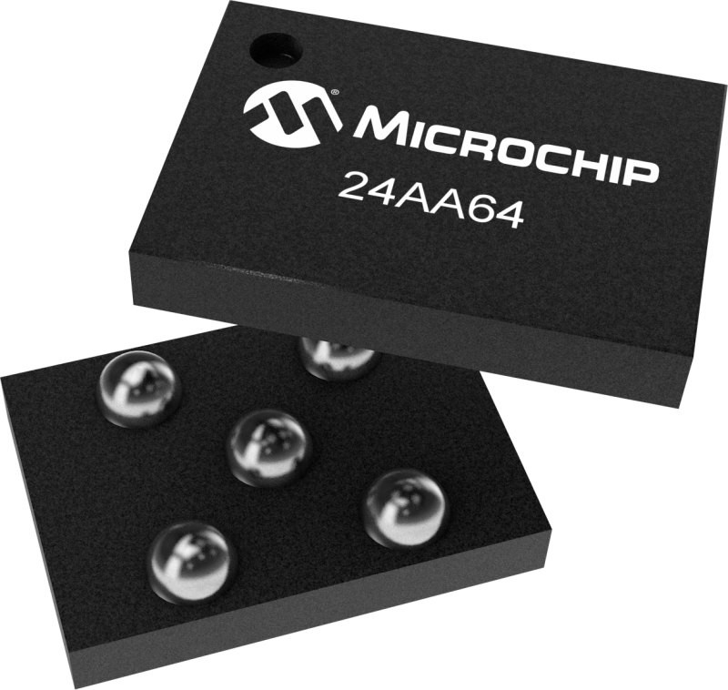 24AA64T-I/OT 24AA64 64Kb I2C Compatible 2 Wire Serial EEPROM Microchip IC