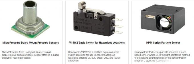 AWM3100V 200SCCM Honeywell Air Flow Sensor Male Port 0.2" 5.08mm